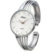 Silver String Style Band Luxury Women's Bangle Cuff Watch - Walmart.com