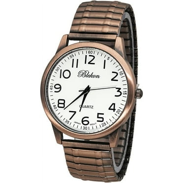 Women's 30mm Two-Tone Dial Watch, Brown Strap - Walmart.com
