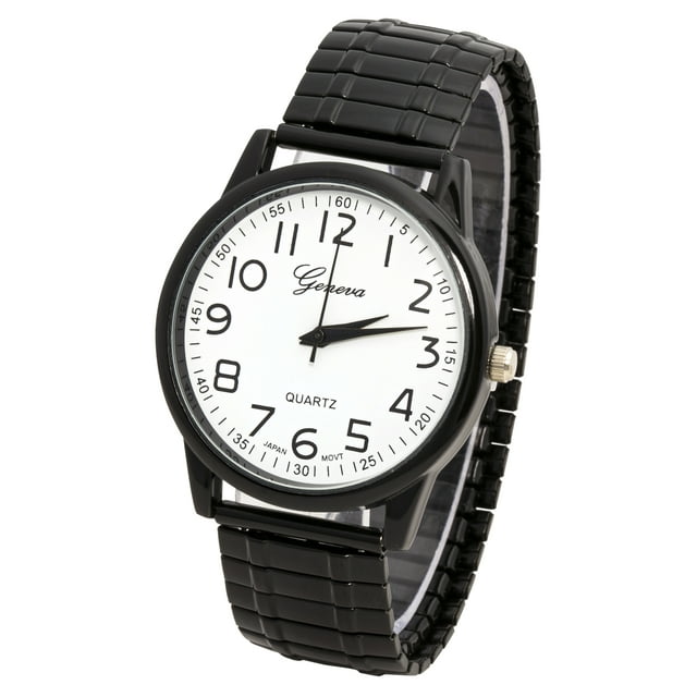 Blekon Collections Unisex Large Face Easy to Read 40mm Case Japanese ...