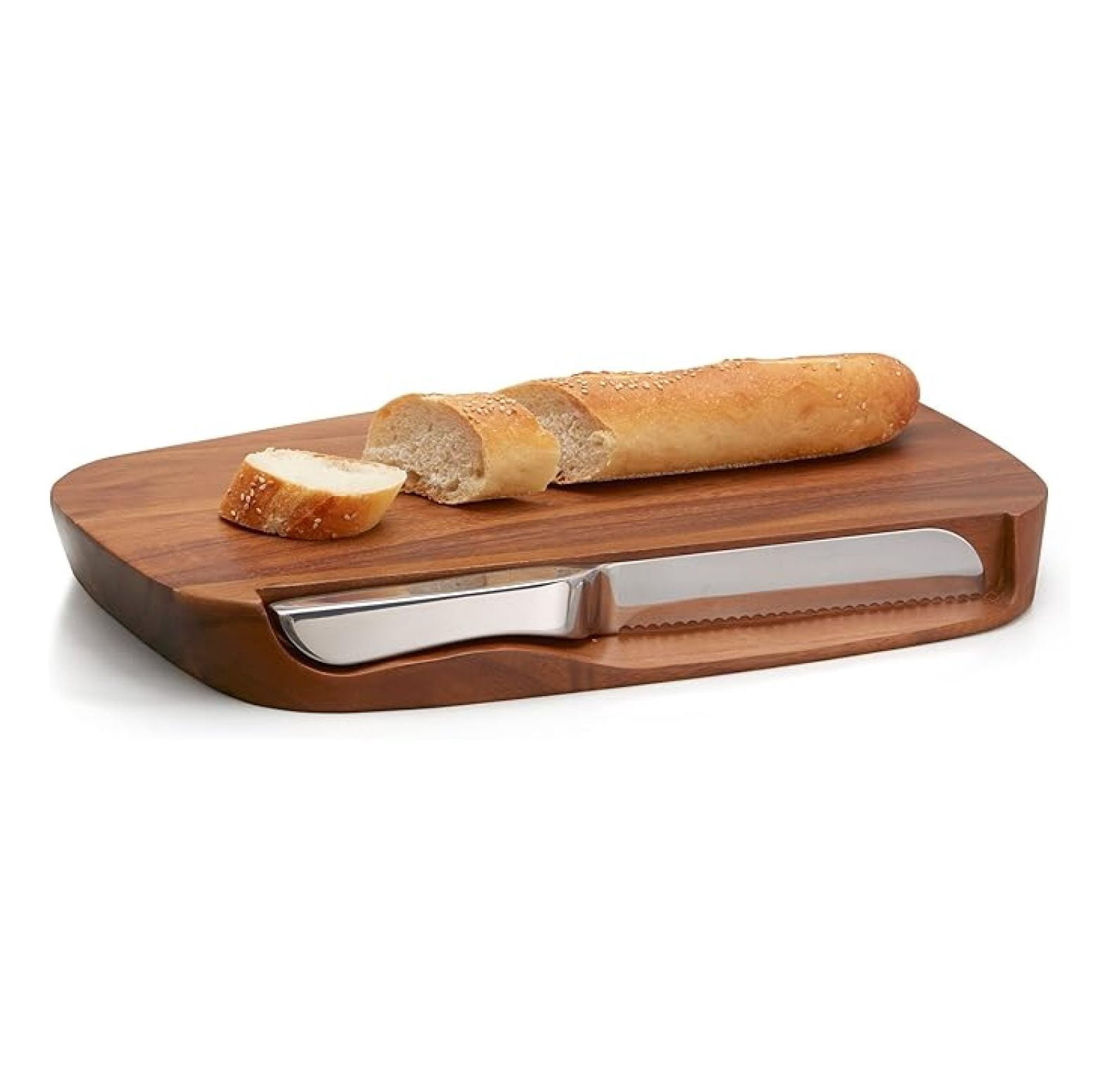 Blend Bread Board with Knife | Made of Wood and Stainless Steel ...