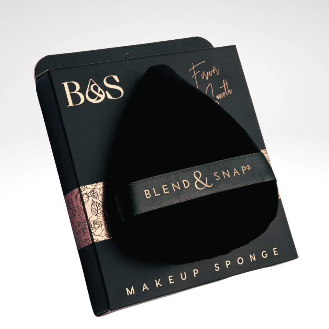 Blend and Snap, Makeup Sponge, Large Blending Puff, Soft Velvet Finish ...
