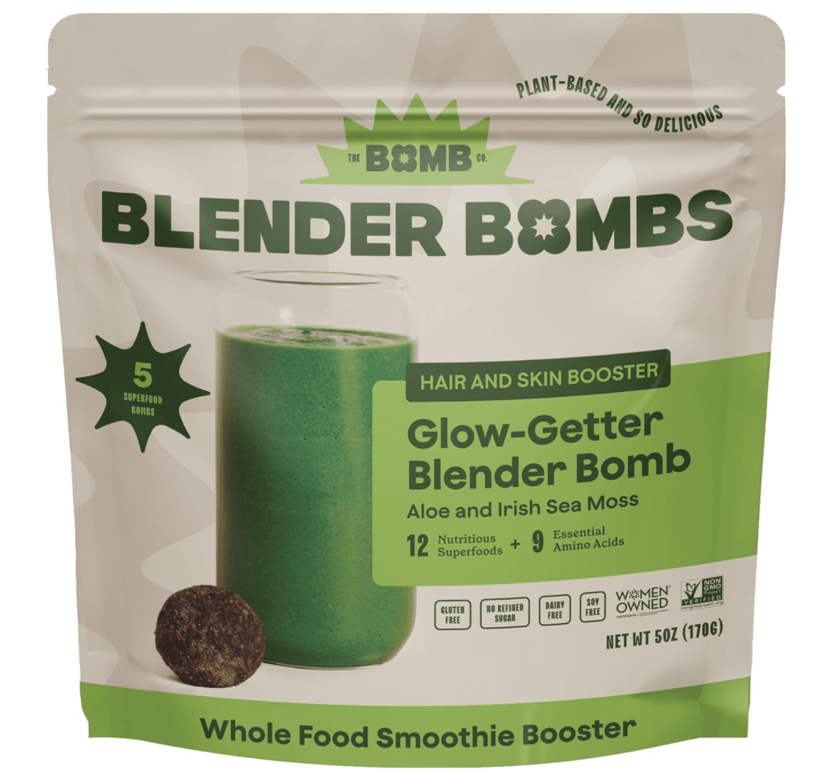 Blender Bombs Glow Getter Smoothie Booster Superfood Blend for Energy ...