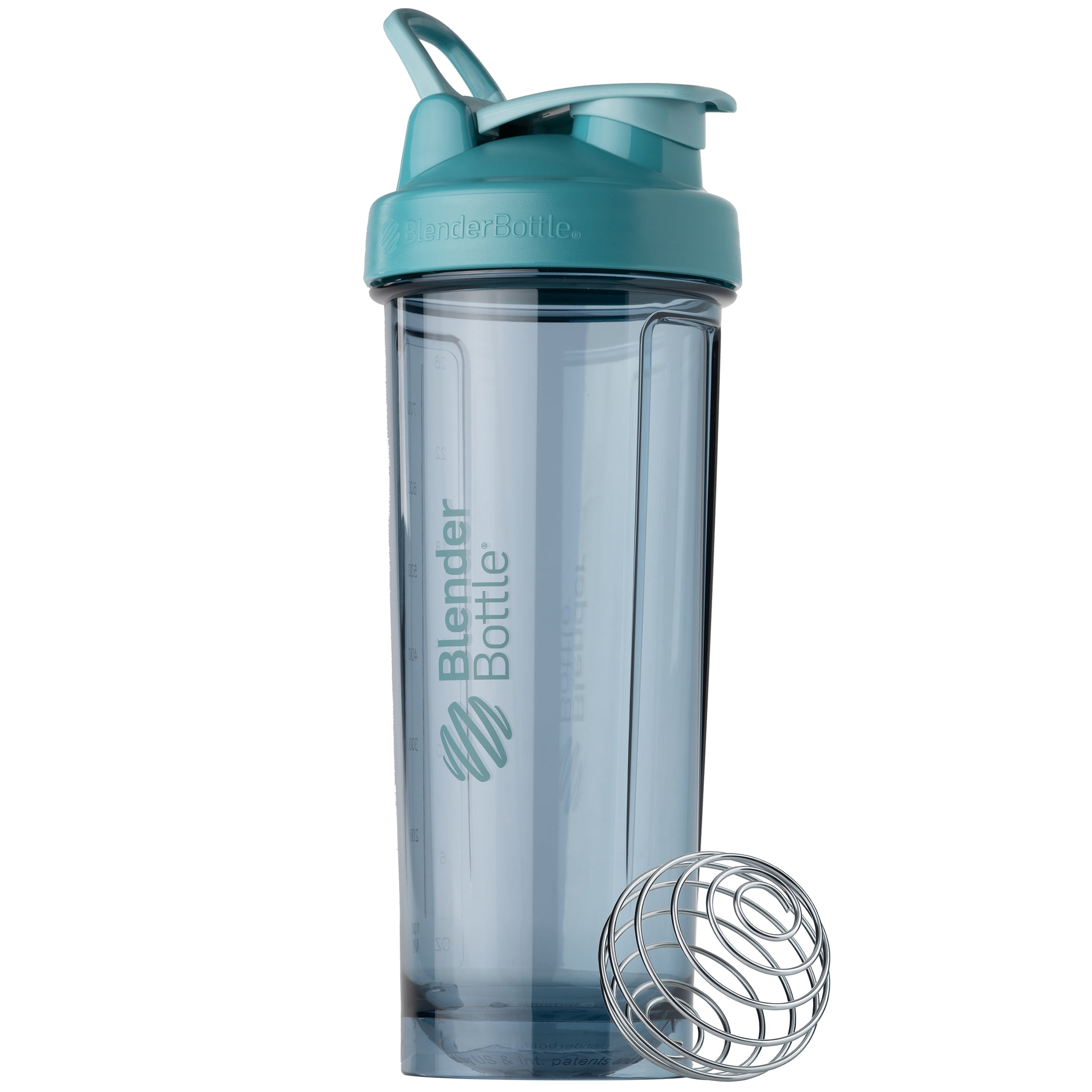 Blender Bottle 32 oz. Pro Series Shaker Bottle with Loop Top - Cerulean ...