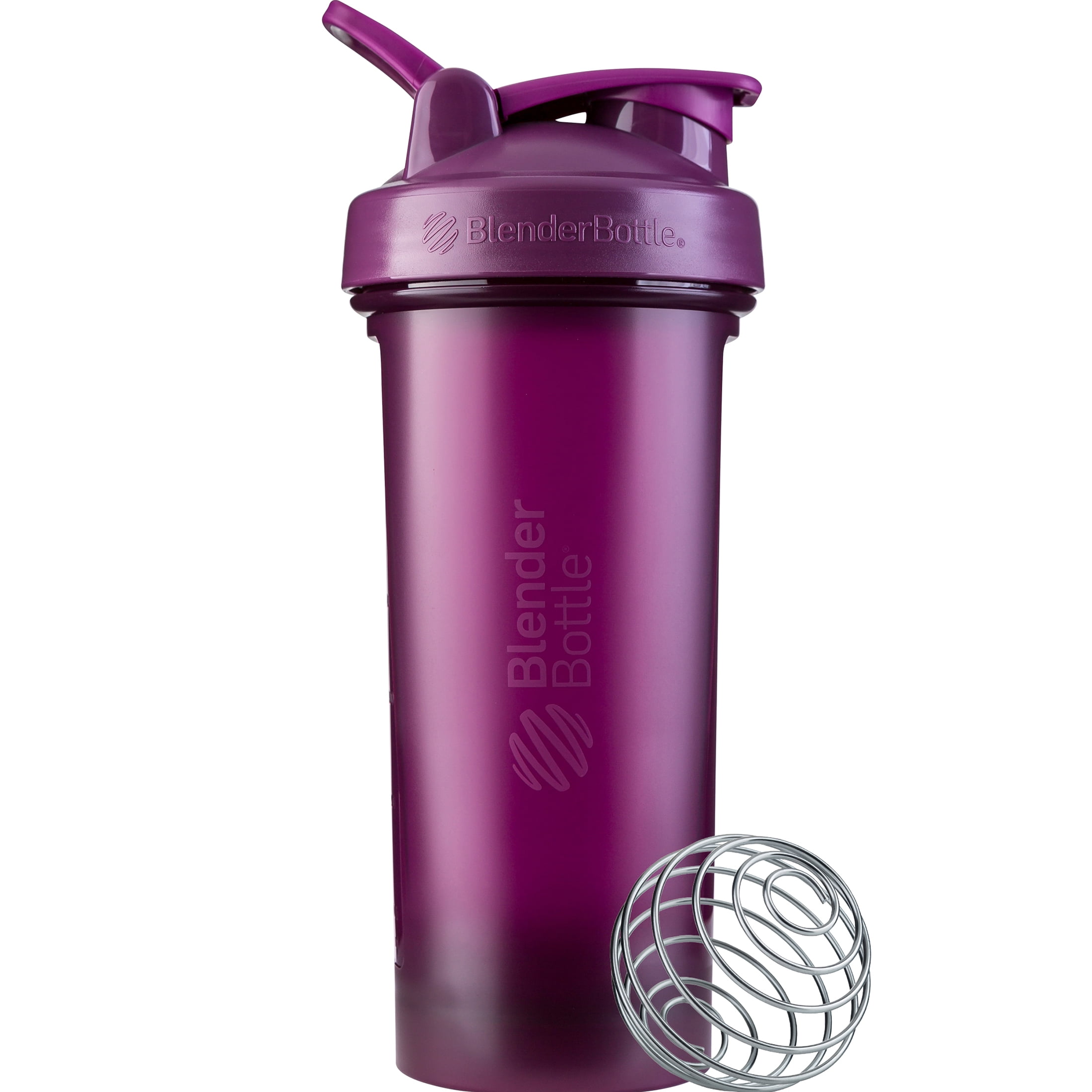 BlenderBottle Classic V2 28 Oz Gym Protein Shake Mixer, Plum Solid ...