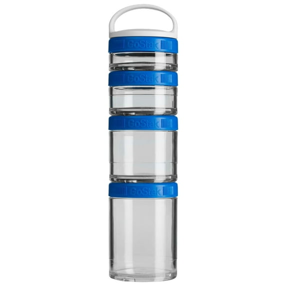 Blender Bottle GoStak Starter 4Pak Twist n' Lock Storage Jars - Walmart.com