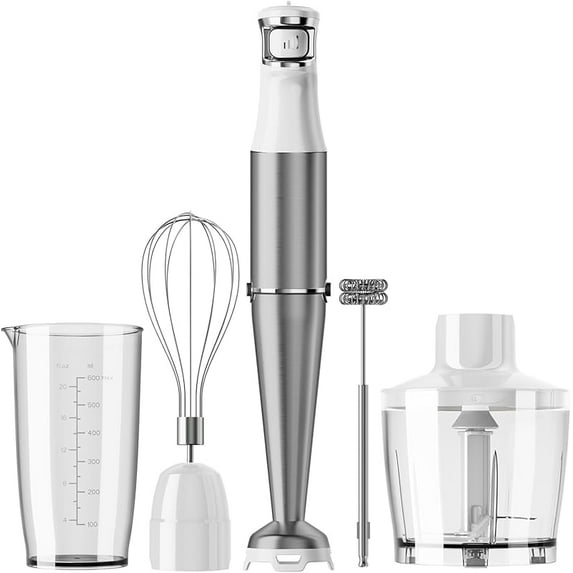 Blender Handheld Corded Hand Blenders Set 1100W, Trigger Variable Speed ...