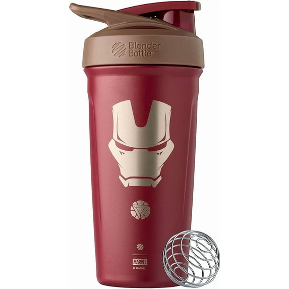 Blender Marvel Sport Insulated Stainless Steel Shaker with Wire Whisk ...