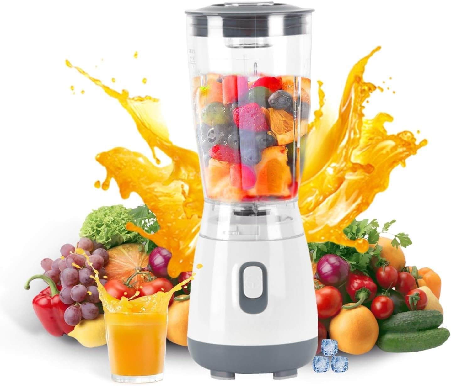 Blender for Smoothies, 20 Oz BPA- Portable Small Blenders for Kitchen ...
