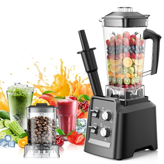 Blender for Smoothies, Blender with 68Oz. Pitcher & 20Oz. Grinder ...