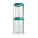 BlenderBottle GoStak Food Containers with Lids 150cc 2pk Teal - Walmart.com