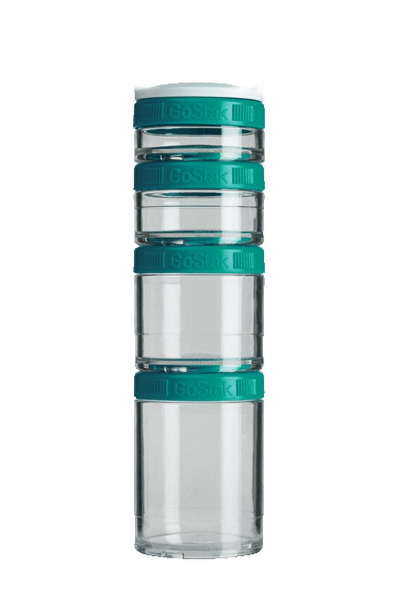 BlenderBottle GoStak Small Containers with Lids Starter 4pk, Teal ...