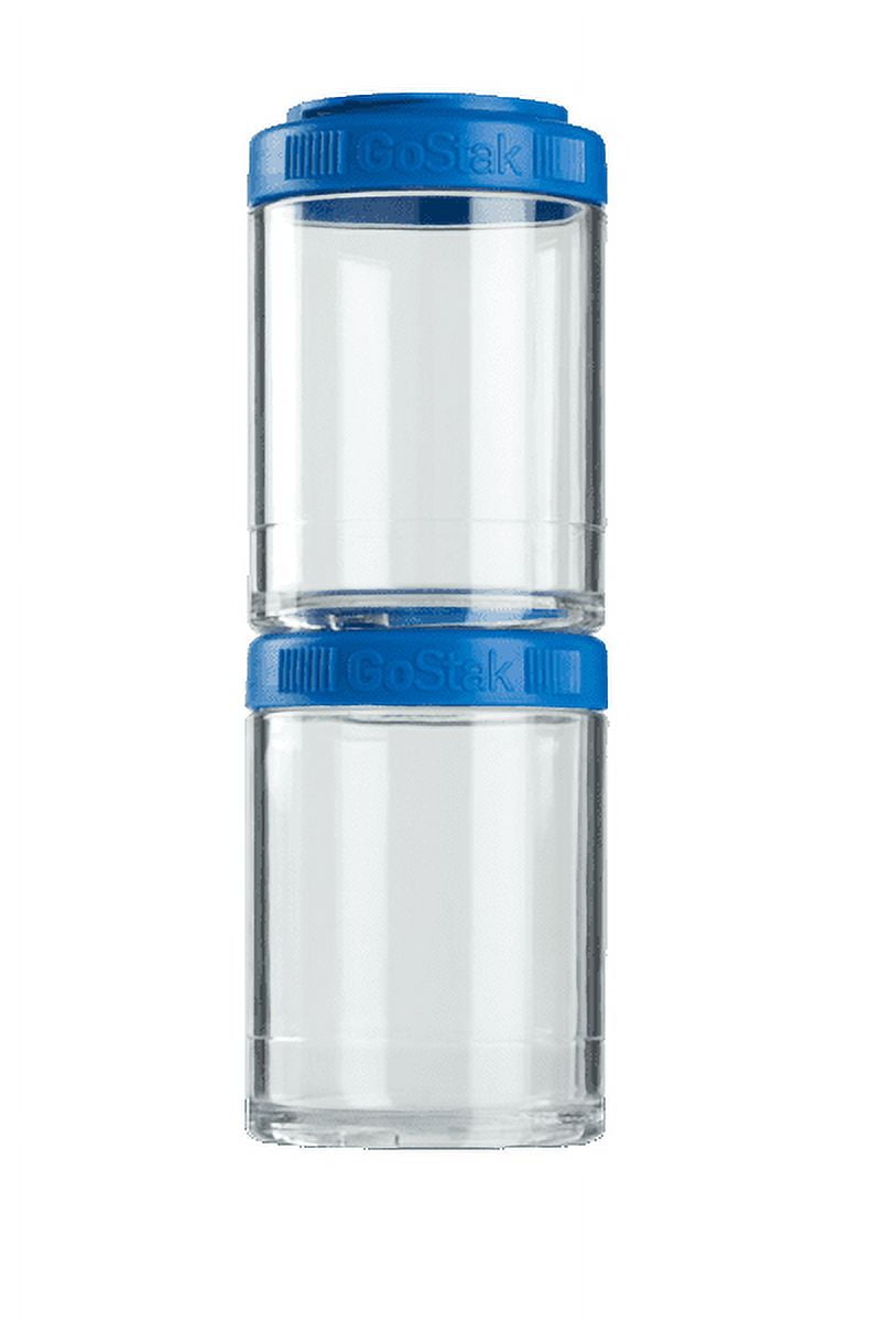 BlenderBottle GoStak Snacking Mini Containers Cyan - Walmart.com