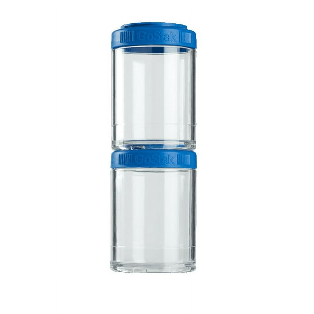 BlenderBottle GoStak Snacking Mini Containers 150cc 2pk Cyan - Walmart.com