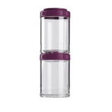 BlenderBottle GoStak Snacking Mini Containers 150cc 2pk Plum - Walmart.com