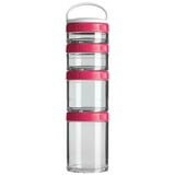 BlenderBottle GoStak Snacking Mini Containers Starter 4pk, Dark Pink ...