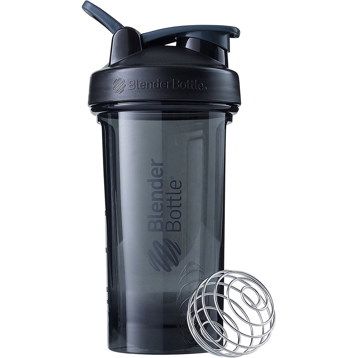 BlenderBottle Pro Series, 24 Oz Black Shaker Cup, BlenderBall Whisk ...