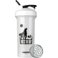 BlenderBottle Pro Series 28 oz Tritan White Mandalorian (This Is The Way) Shaker Cup with Wide ...