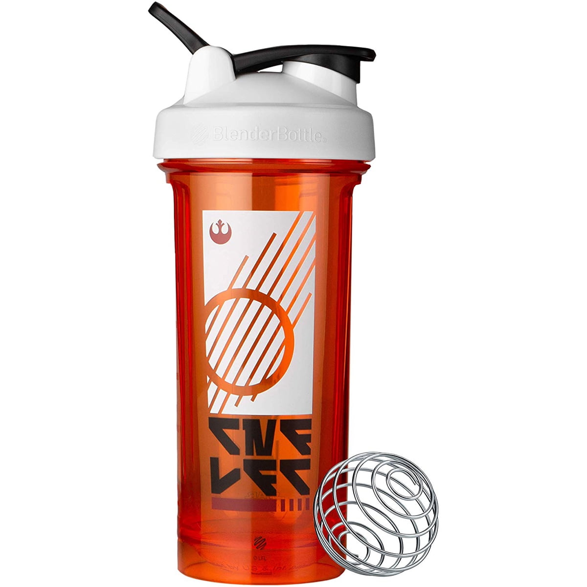BlenderBottle Pro Series Shaker Cup, 28oz, White - Rebel Badge ...