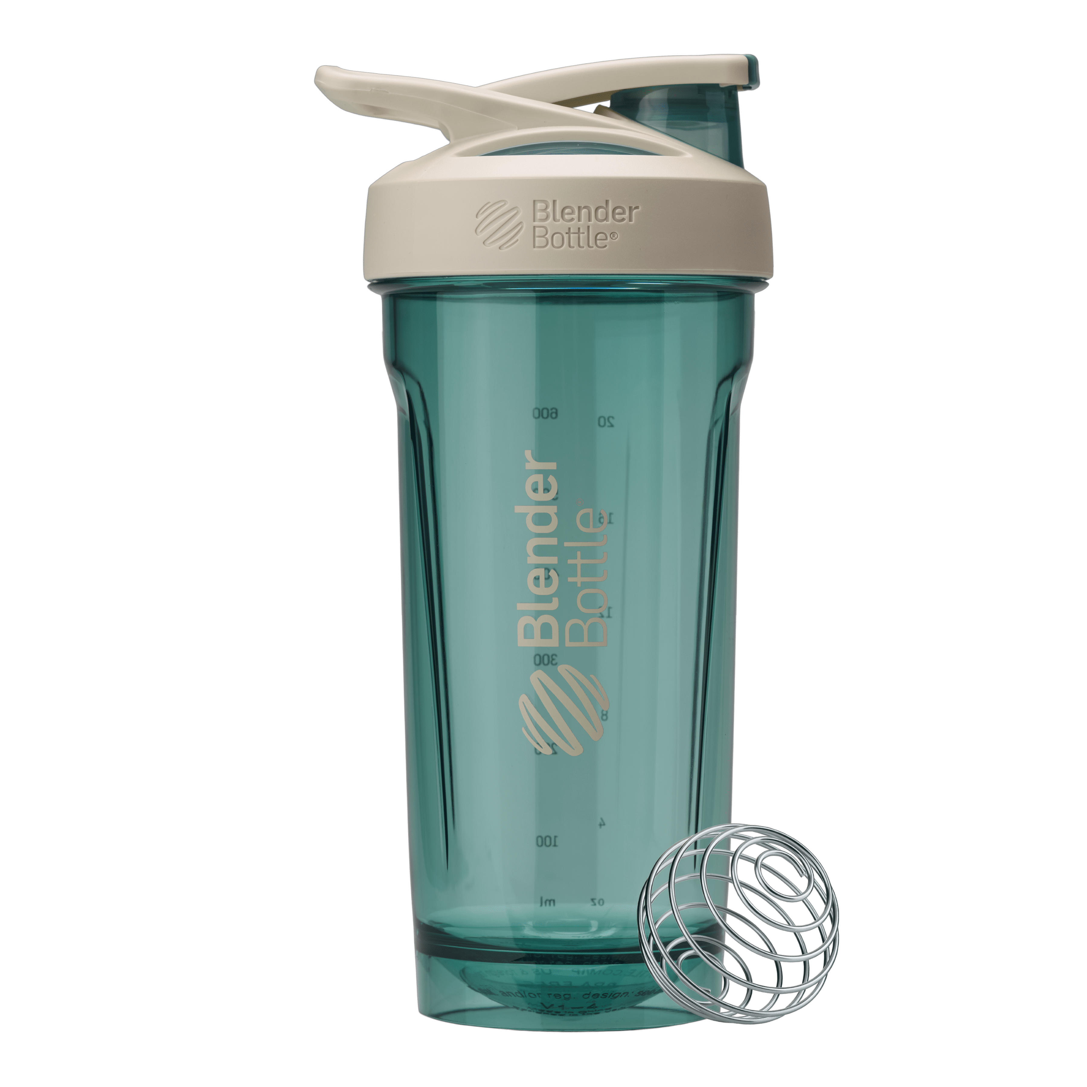BlenderBottle Strada Tritan 28oz Green Tan Shaker Cup - Walmart.com