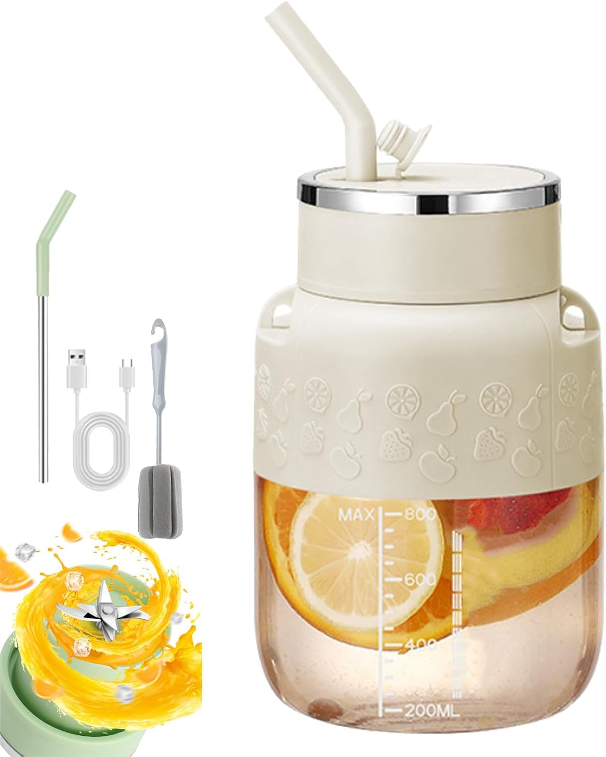 Blendgo 800 - Portable Blender, 2025 New Blendgo Portable Blender with ...