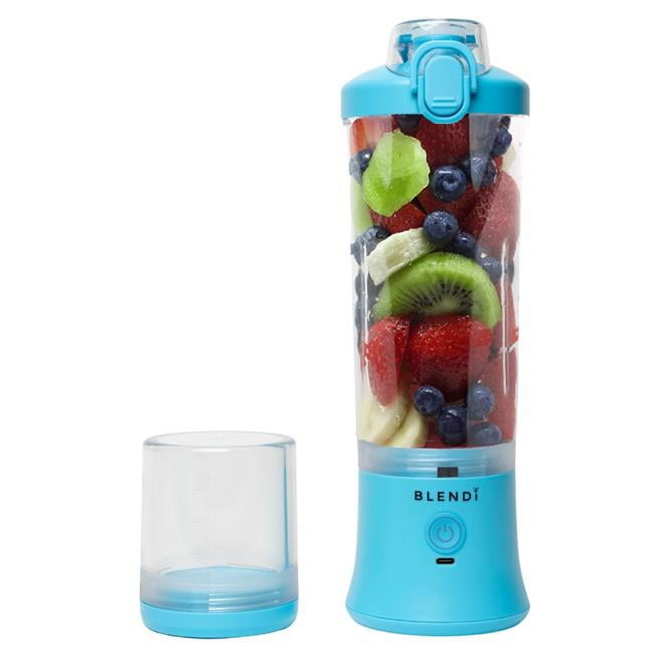 Blendi X 24 oz BPA-Free Rechargable Portable Blender, Turquoise ...
