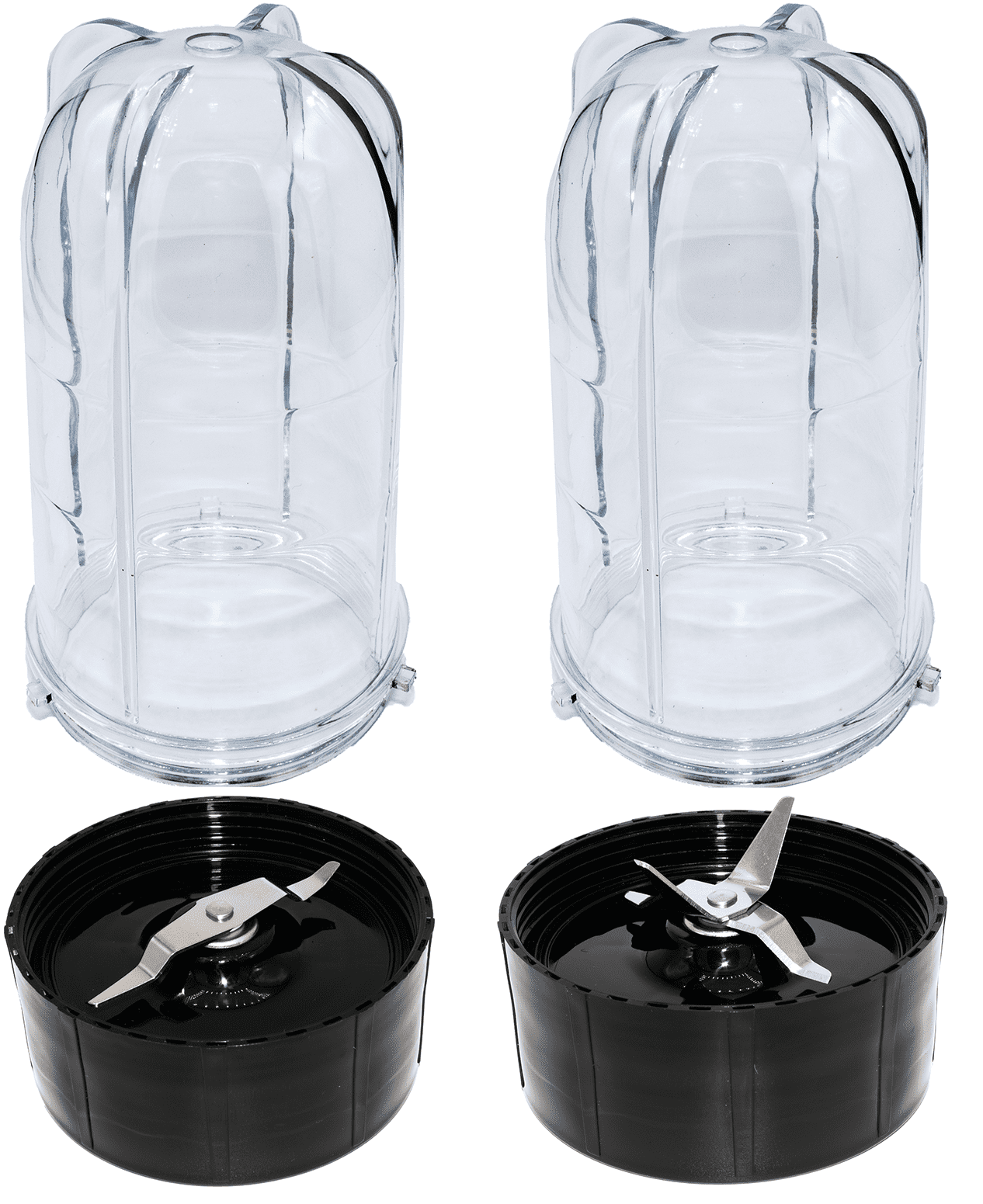 Blendin 2 Pack 16oz Tall Cups with Cross and Flat Blade Combo for Magic ...