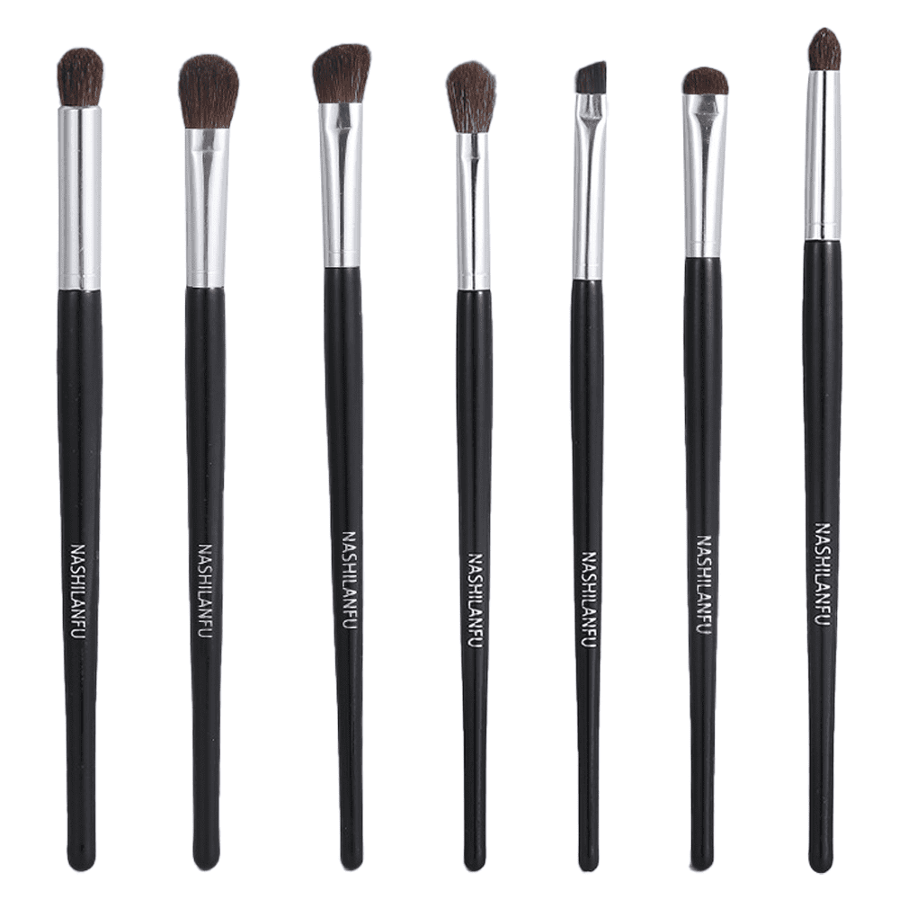 Blending Brush for Eye Makeup, Concealer Highlighting Brush With Synthetic Bristles, Mini ...