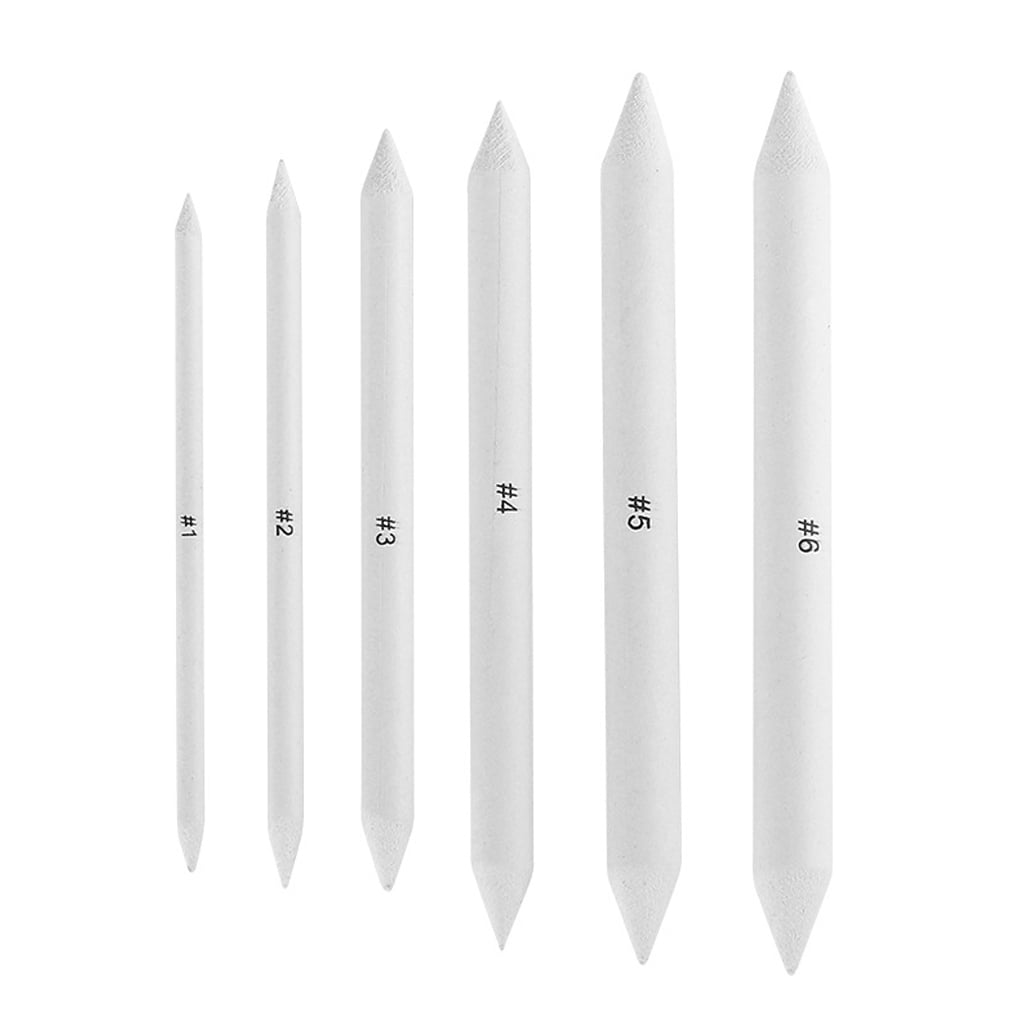 Blending Stumps Solid Double-Ended Points Blend Smudge Easily Sharpened ...