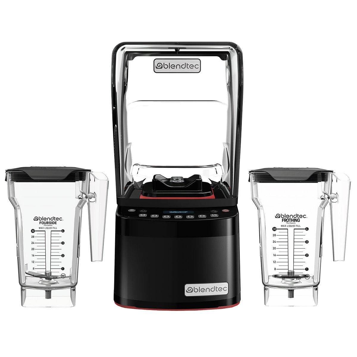 Blendtec Commercial Stealth 885 Blender + FourSide Jar & Frothing Jar ...