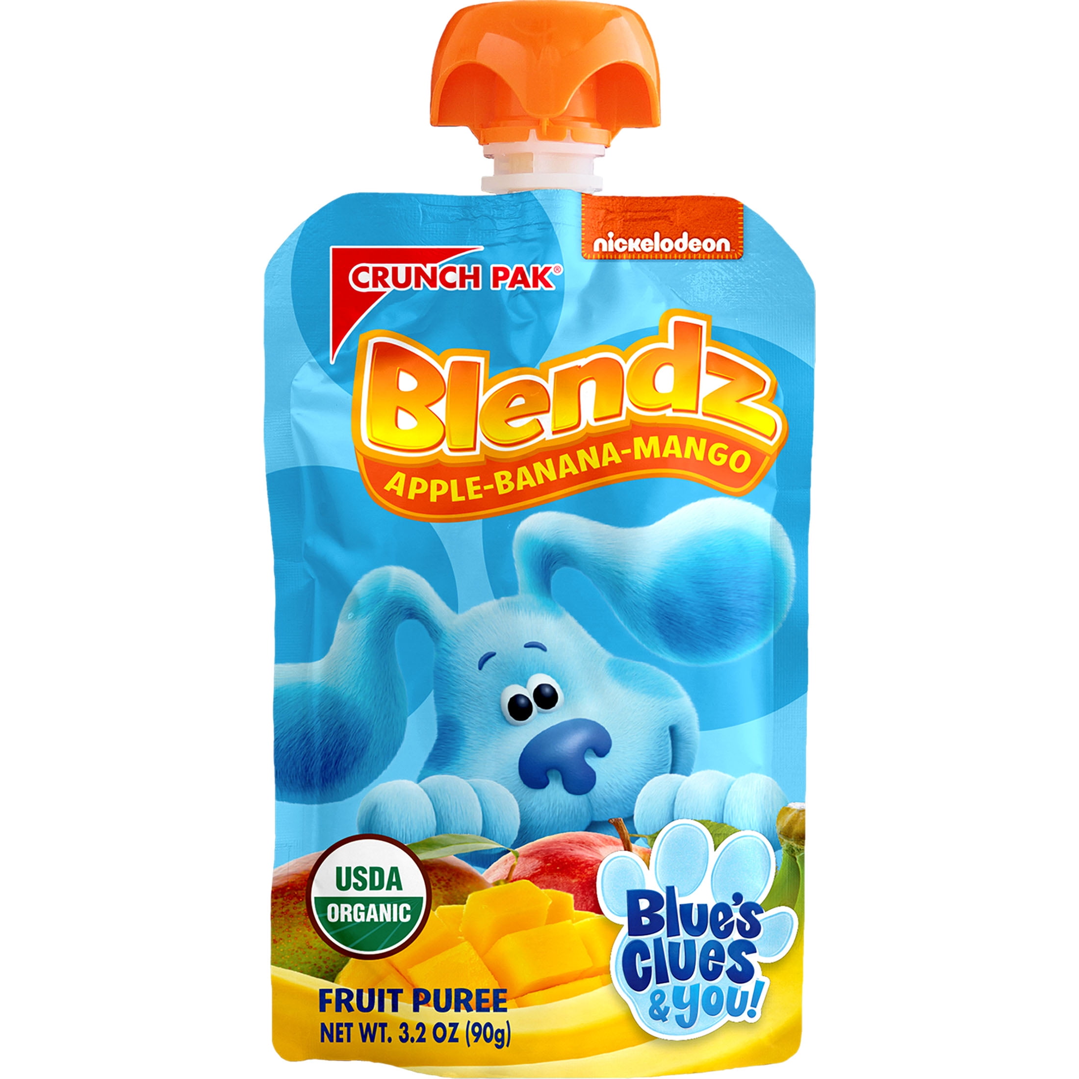 Crunch Pak Blendz Blues Clues Organic Fruit Purée Pouch (pack of 18 ...