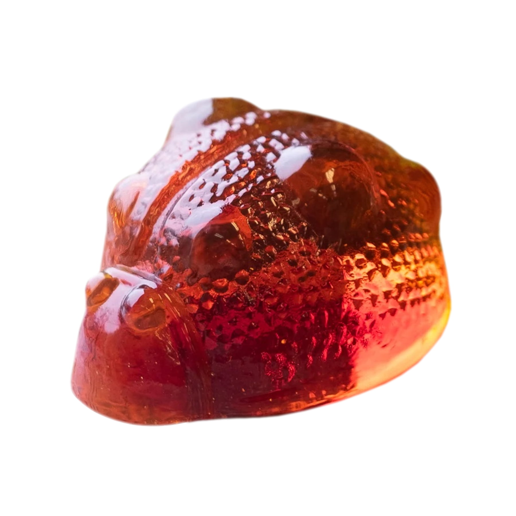 Blenko Tangerine Ladybug Crystal Paperweight - Decorative Hand-blown ...