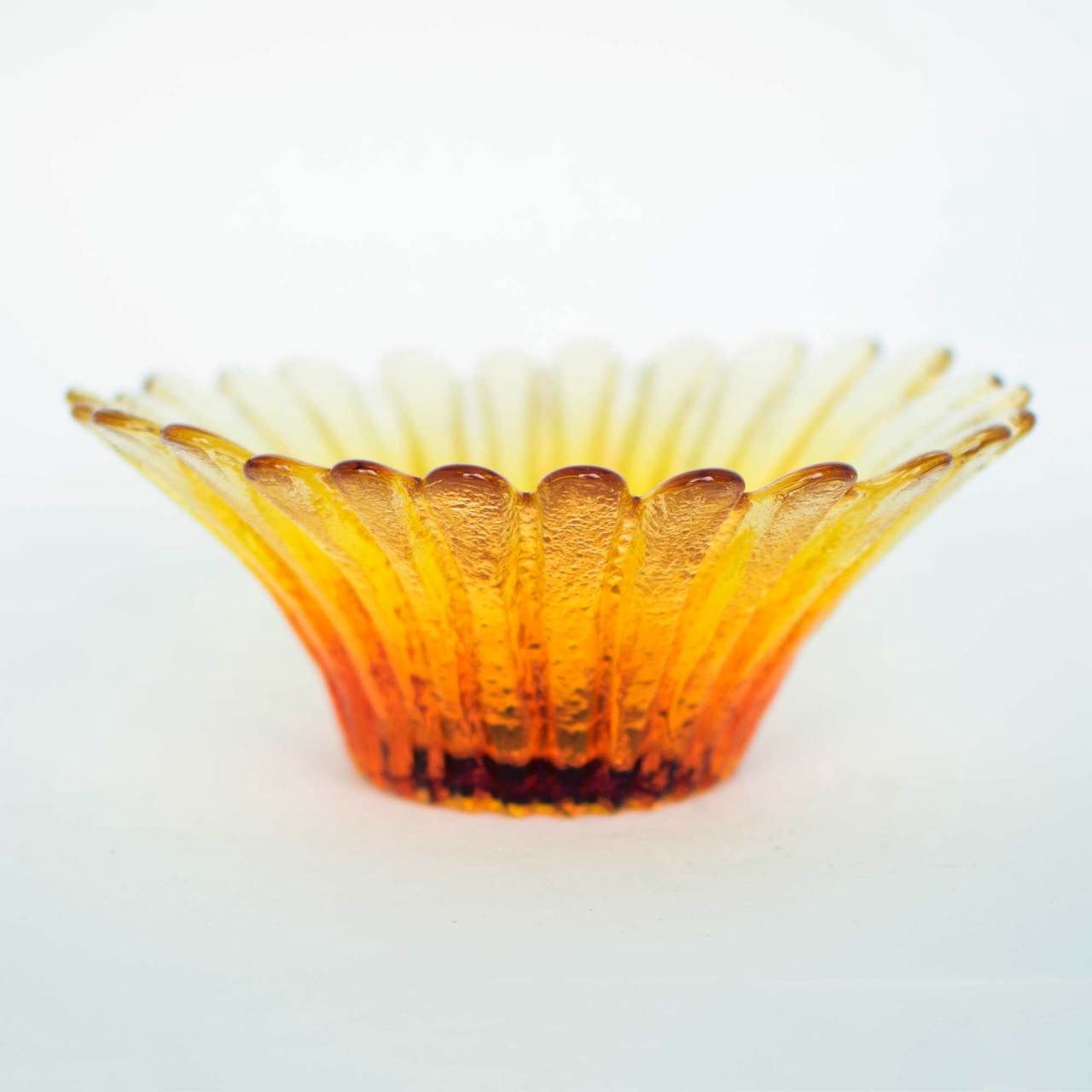 Blenko Small Daisy Bowl, Tangerine (0847001821) - Walmart.com
