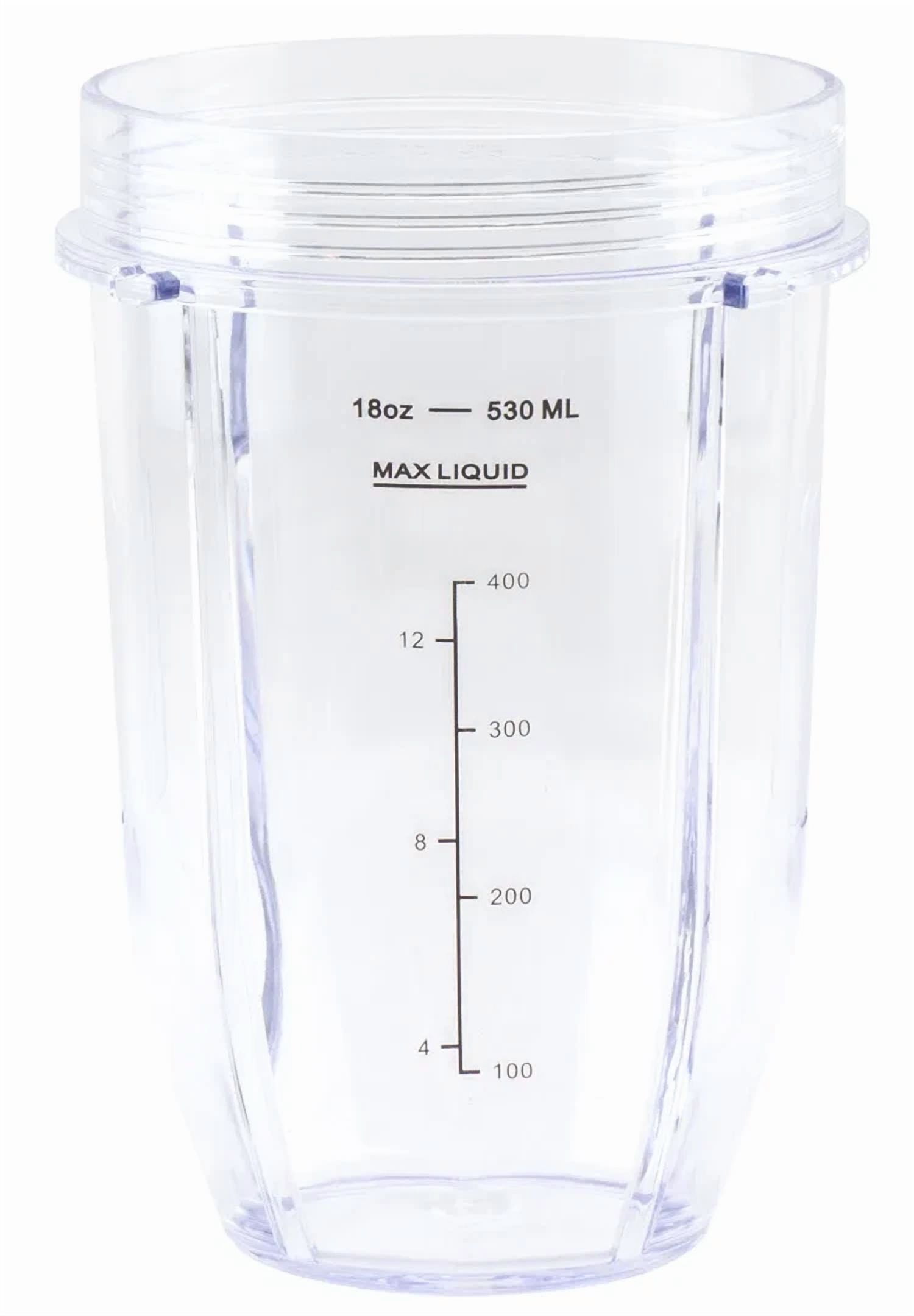 Blenpar Replacement 18Oz Short Jar Cup Compatible Nutri Ninja Auto Iq ...