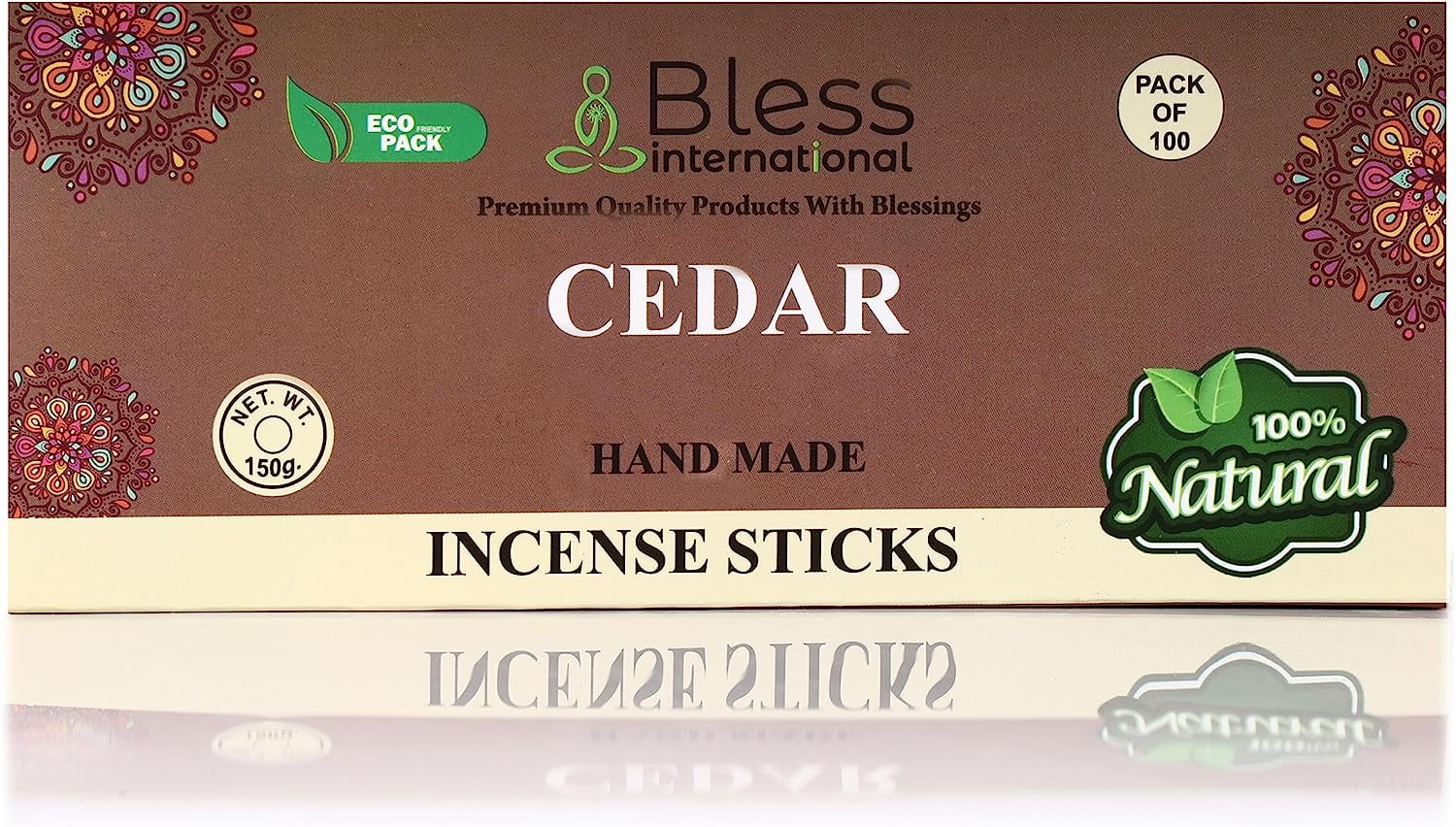 Bless-CEDAR-Incense-Sticks 100%-Natural-Handmade-Hand-Dipped-Incense ...