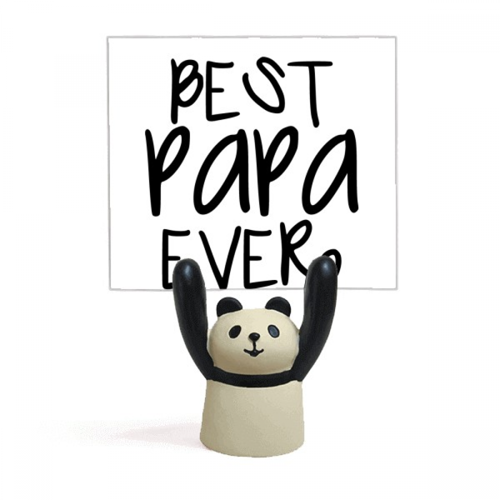 Bless Father Best Papa Ever Words Memo Holder Cartoon Animal Panda Stand Decoration - Walmart.com