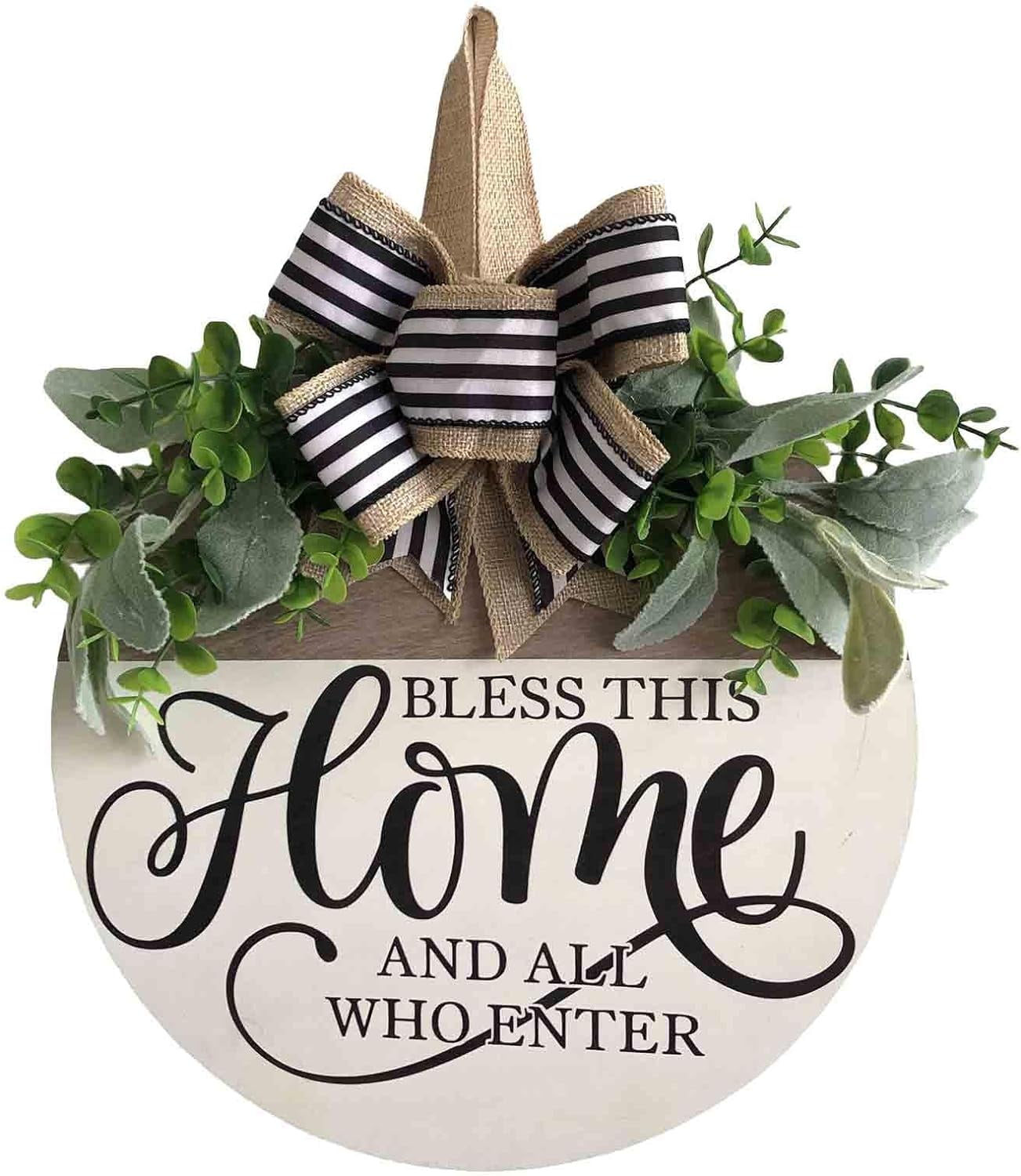 Bless This Home and All who Enter Sign 12x12In Home Kitchen Sign,Funny ...