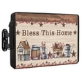Bless This Outdoor TV Cover 80 to 85 Inch Home Farmhouse Country Star ...