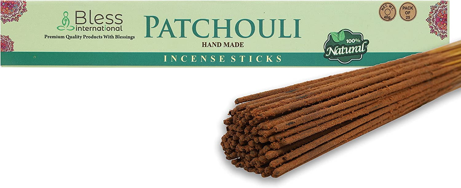 Bless-Patchouli-Incense-Sticks 100%-Natural-Handmade-Hand-Dipped ...