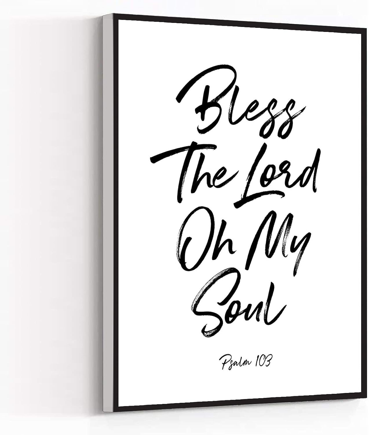 Bless The Lord Oh My Soul Art,Bible Verse Wall Art,Psalm 103 Quote ...