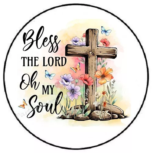 Bless The Lord Oh My Soul Sticker Party Favors Sticker Envelope Seals ...