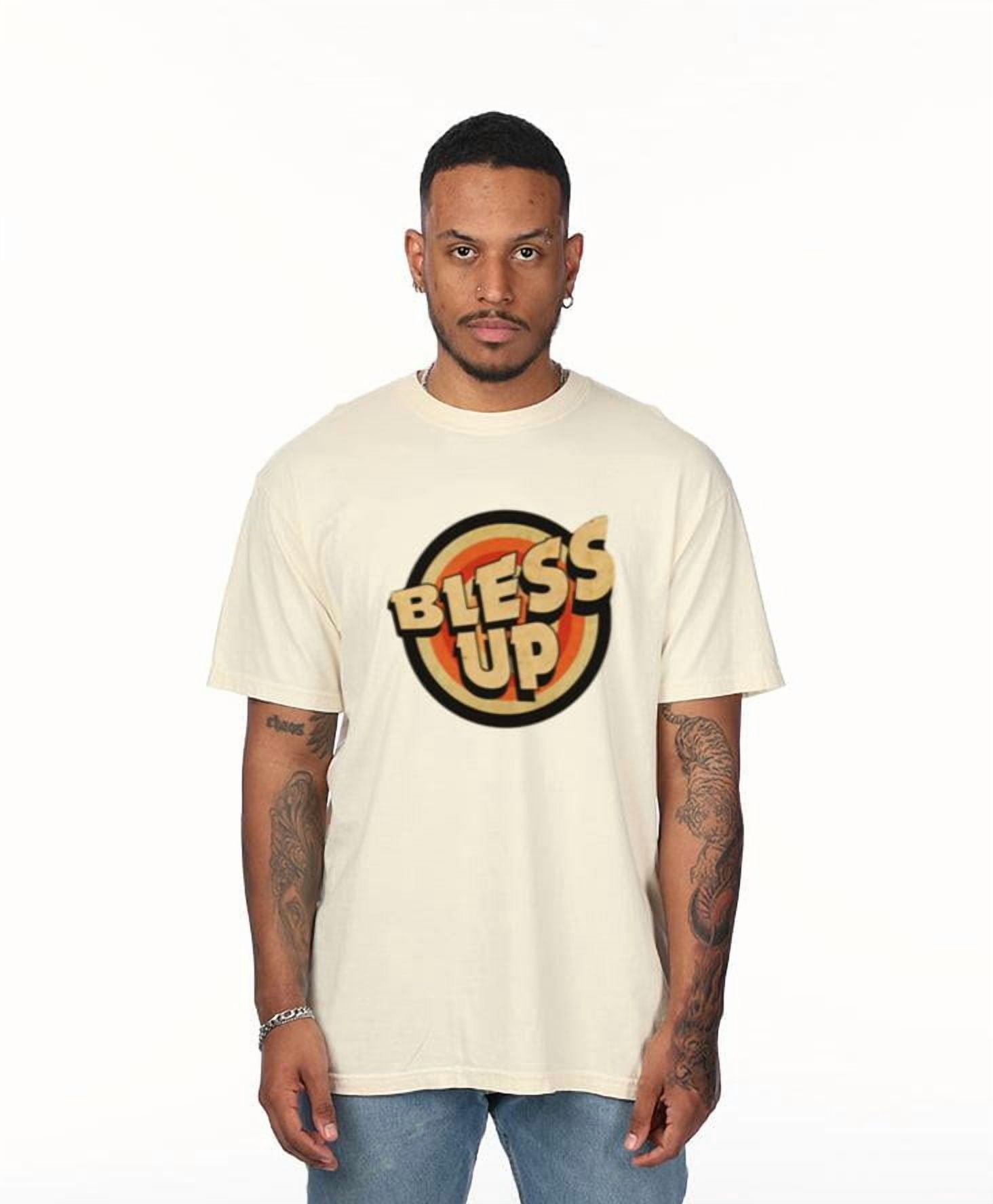 Bless Up Vintage Retro Rasta Reggae Positive Vibe Unisex T-Shirt up to ...