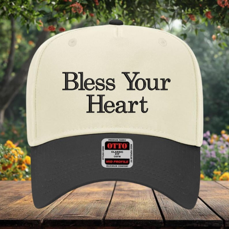 Bless Your Heart Hat,Southern Saying Trucker Cap, Funny Embroidered Hat ...