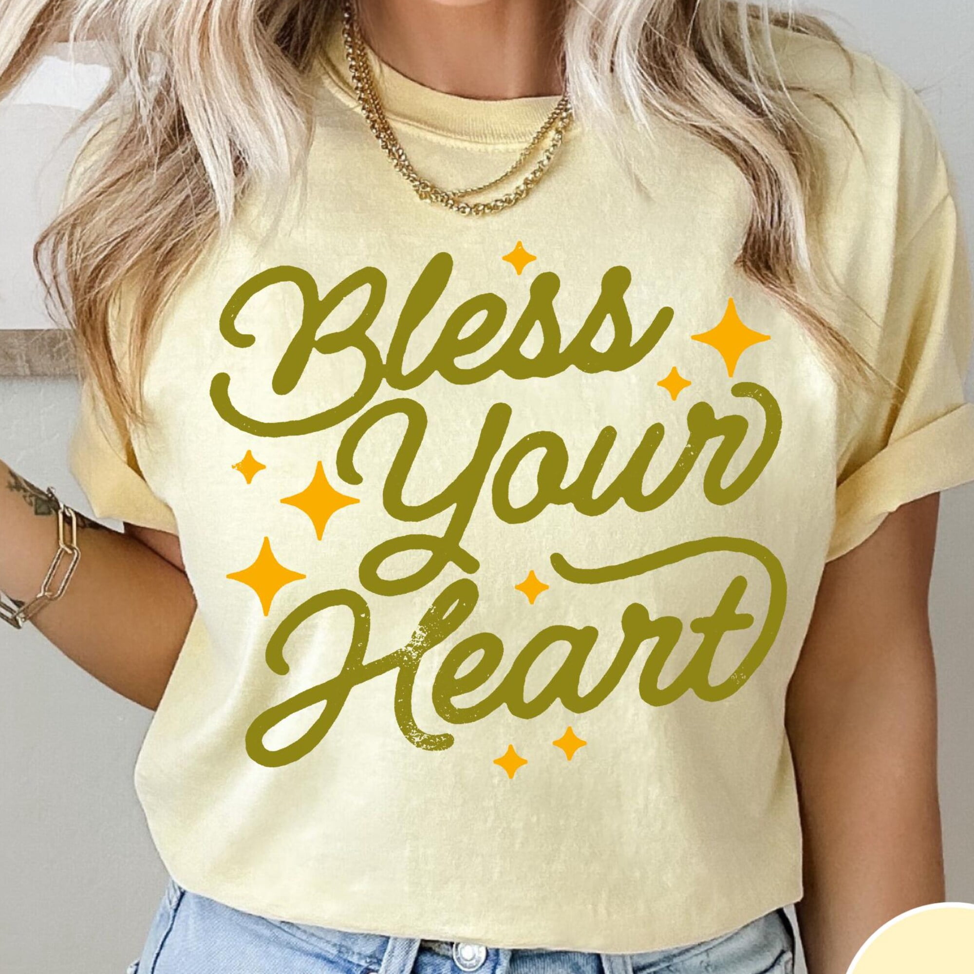 Bless Your Heart Shirt Retro Southern Tshirt Country Shirt Trendy ...