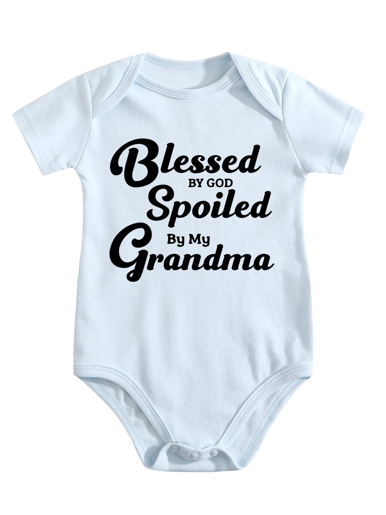 Bless by God Spoiled by My Grandma - Baby Clothes - Funny Newborn ...