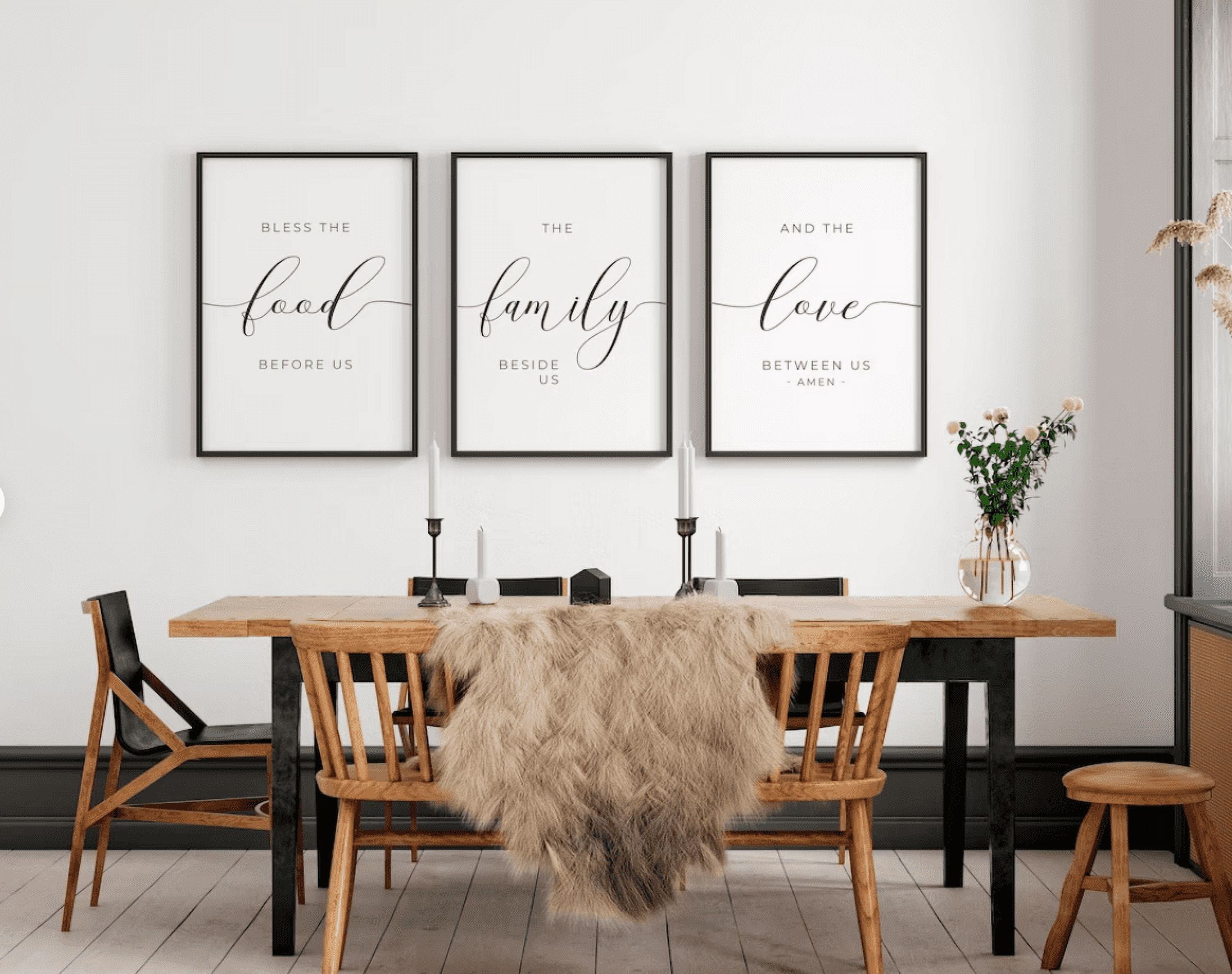 Bless the food before us, Dining Room Decor, Kitchen Wall Decor, Home ...