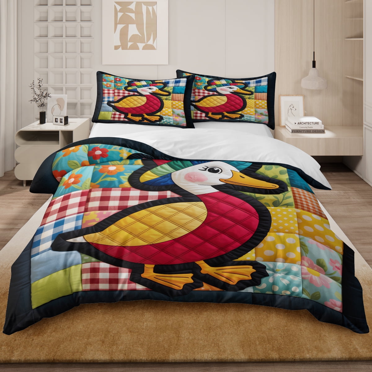 BlessLiving Duvet Twin Cover for Kids, Tennis Racquet Ball Bedding Set ...