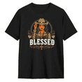 Blessed African American Woman Vintage Graphic Tee for Women, Amusing ...