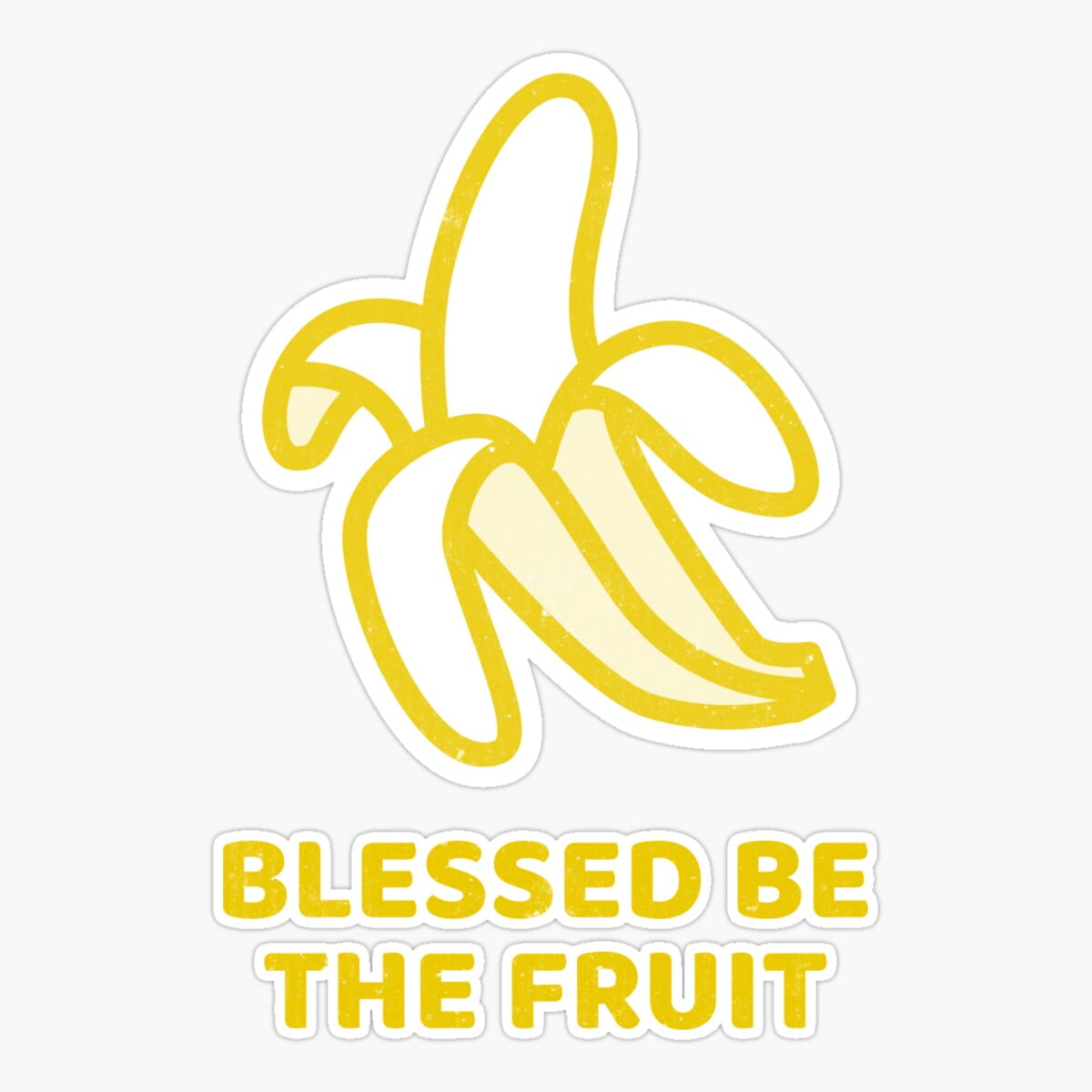 Blessed Be The Fruit. Funny Banana Parody Er, Phone Decal Water Bottle ...