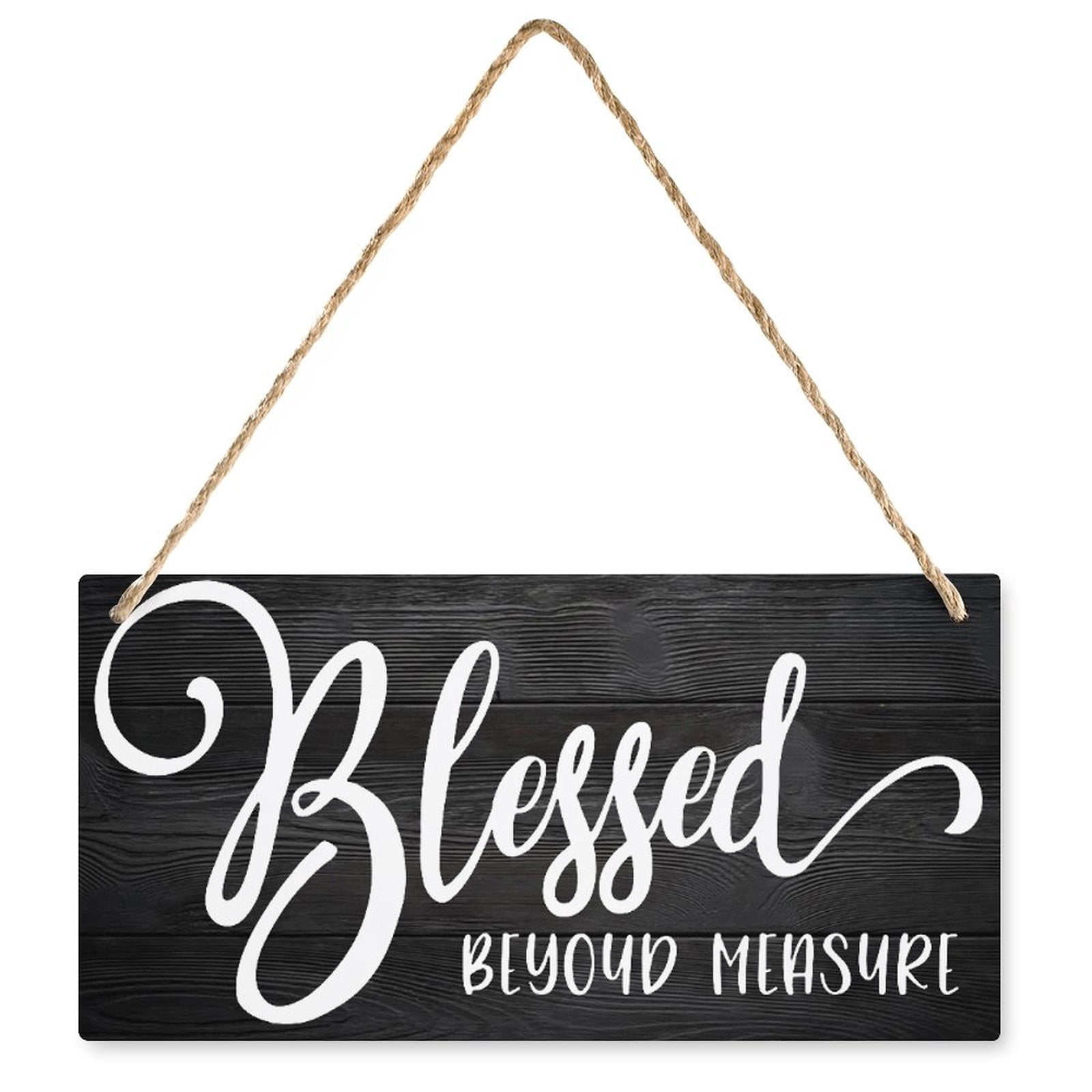 Blessed Beyond Measure Sign Blessed Sign Blessed Wall Decor Hanging ...