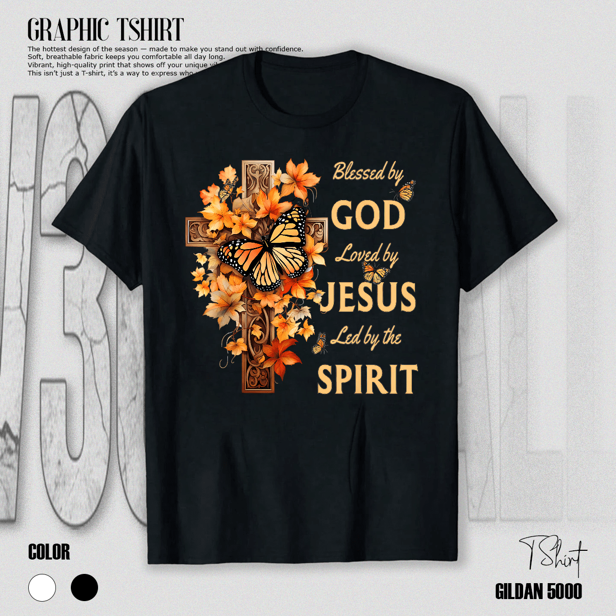 Blessed By Divinity Loved By Higher Power Christian Religious Unisex T ...